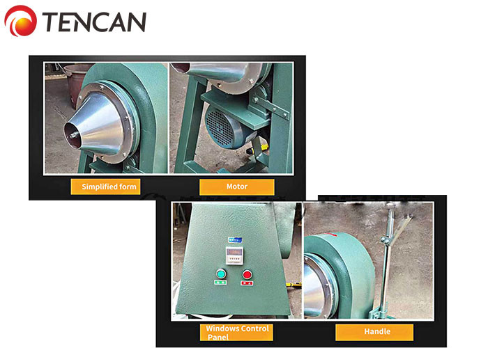 Laboratory XMQ350*160 Conical Ball Grinder 4kgs Capacity For Sample ...